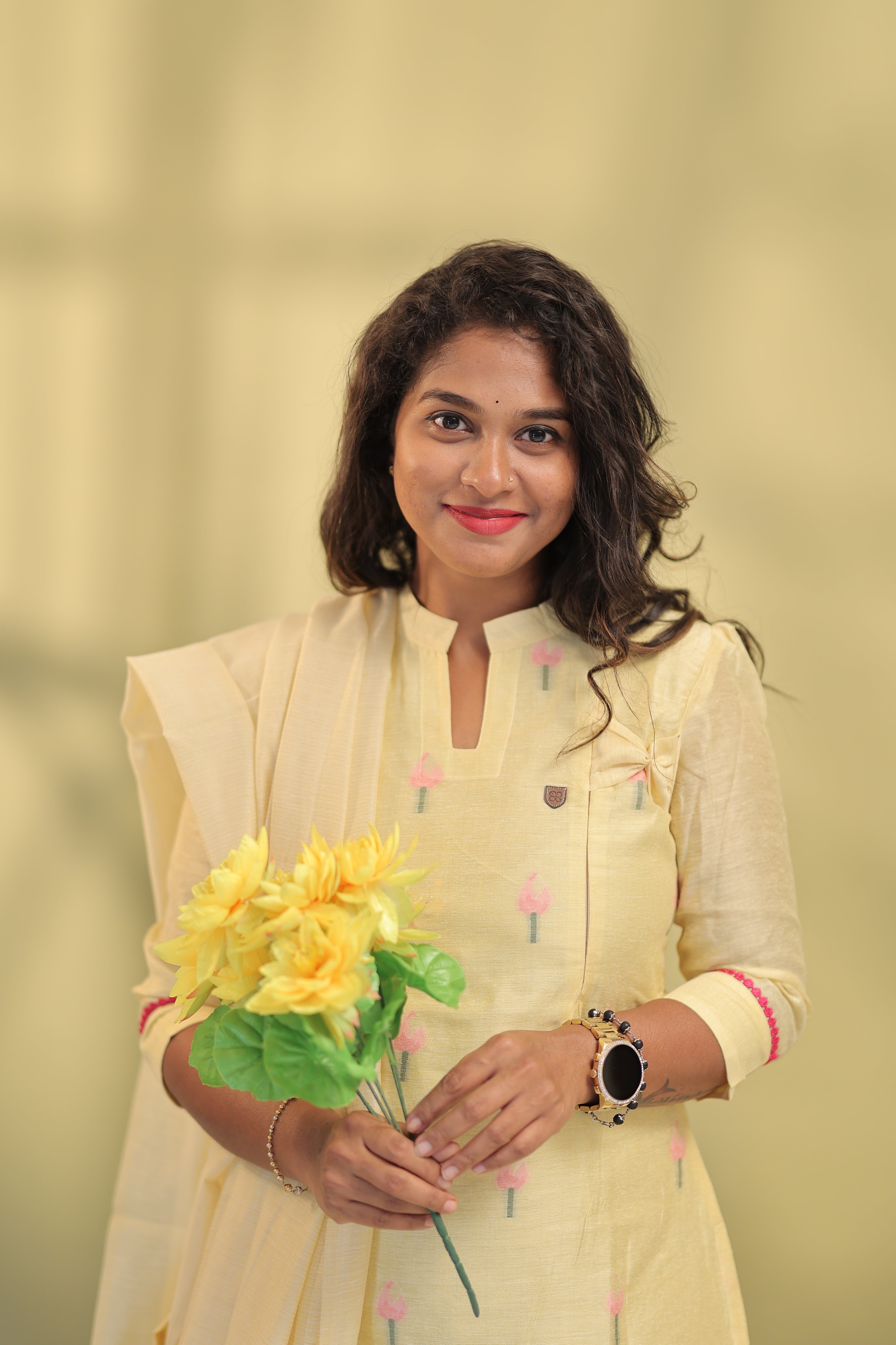 Sajna -yellow jute suit – AYNI